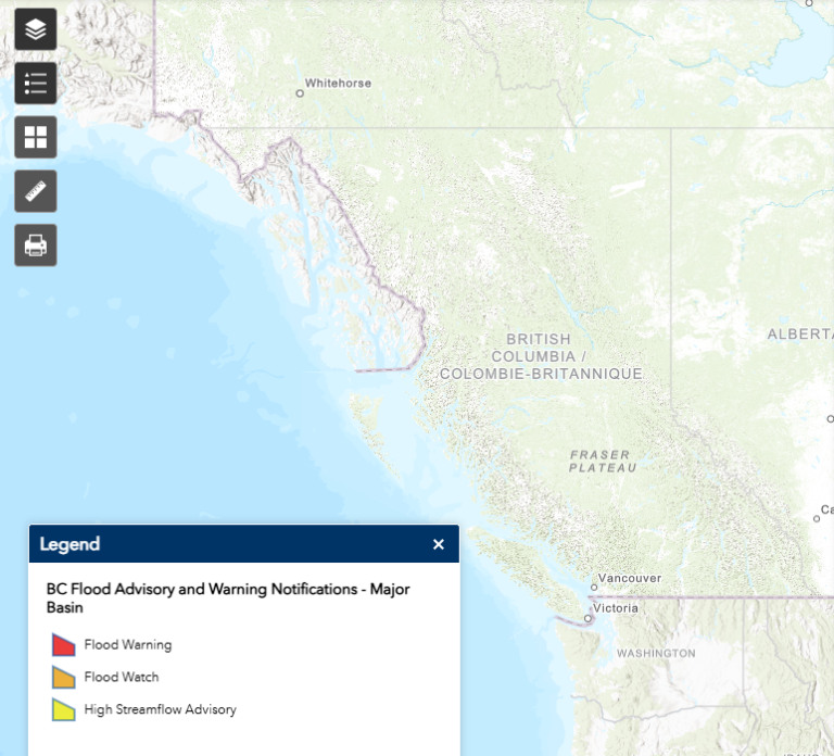 Flood Advisories ENDED for all of B.C. - EmergencyInfoBC